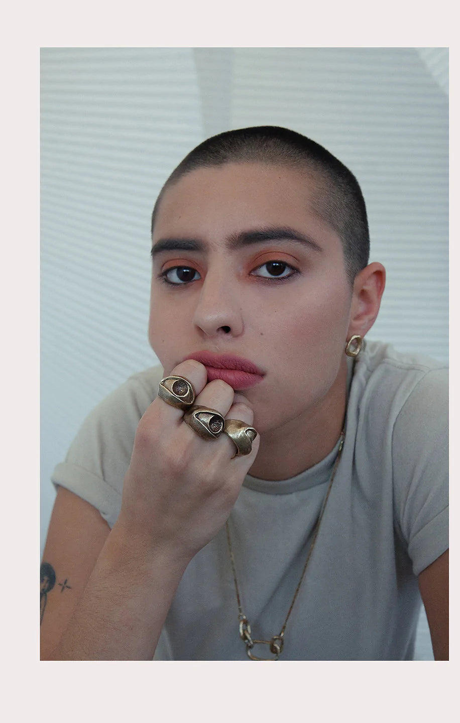 Creative Handmade Brass Statement Rings– WATERSANDSTONE