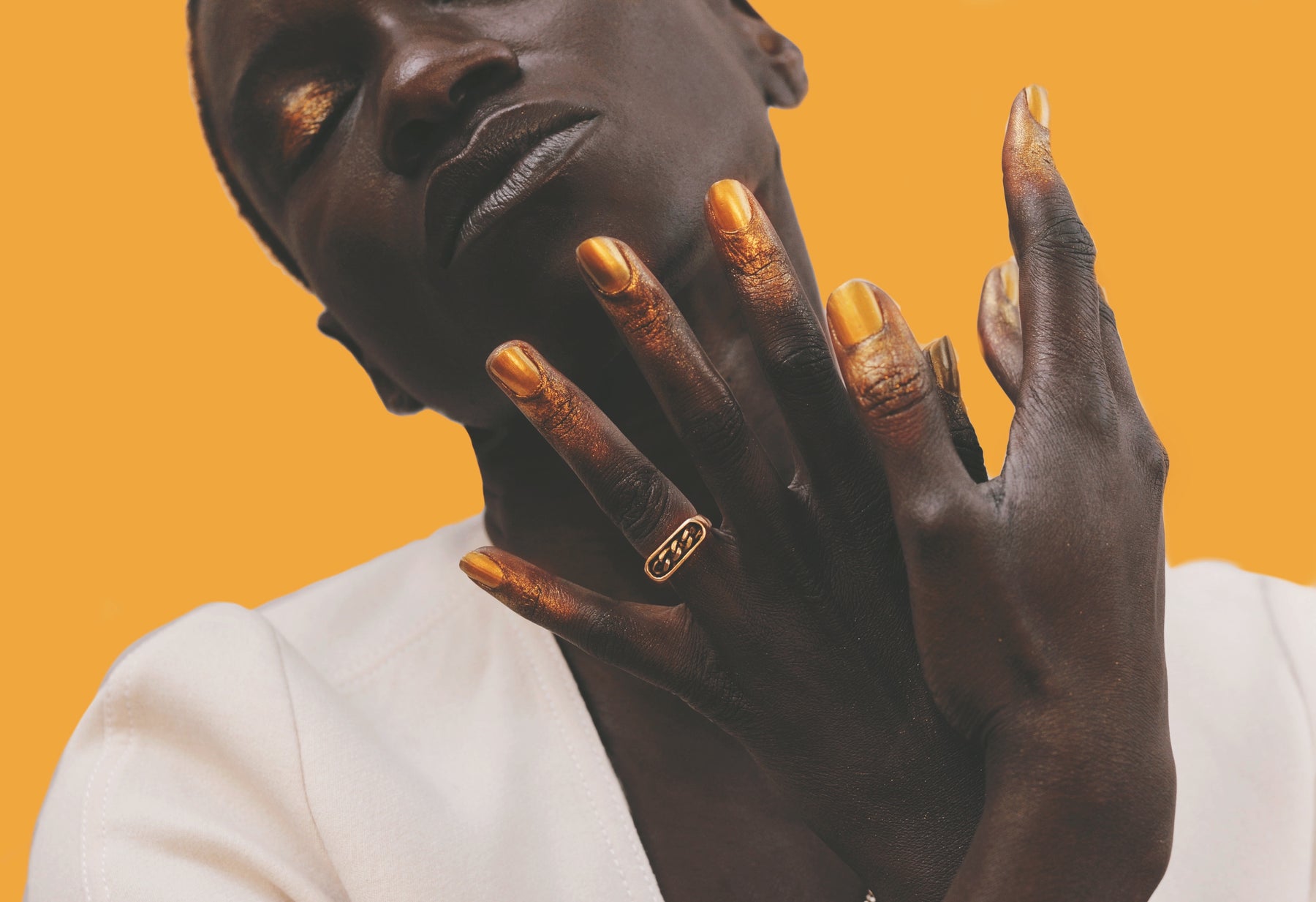 Creative Handmade Brass Statement Rings– WATERSANDSTONE