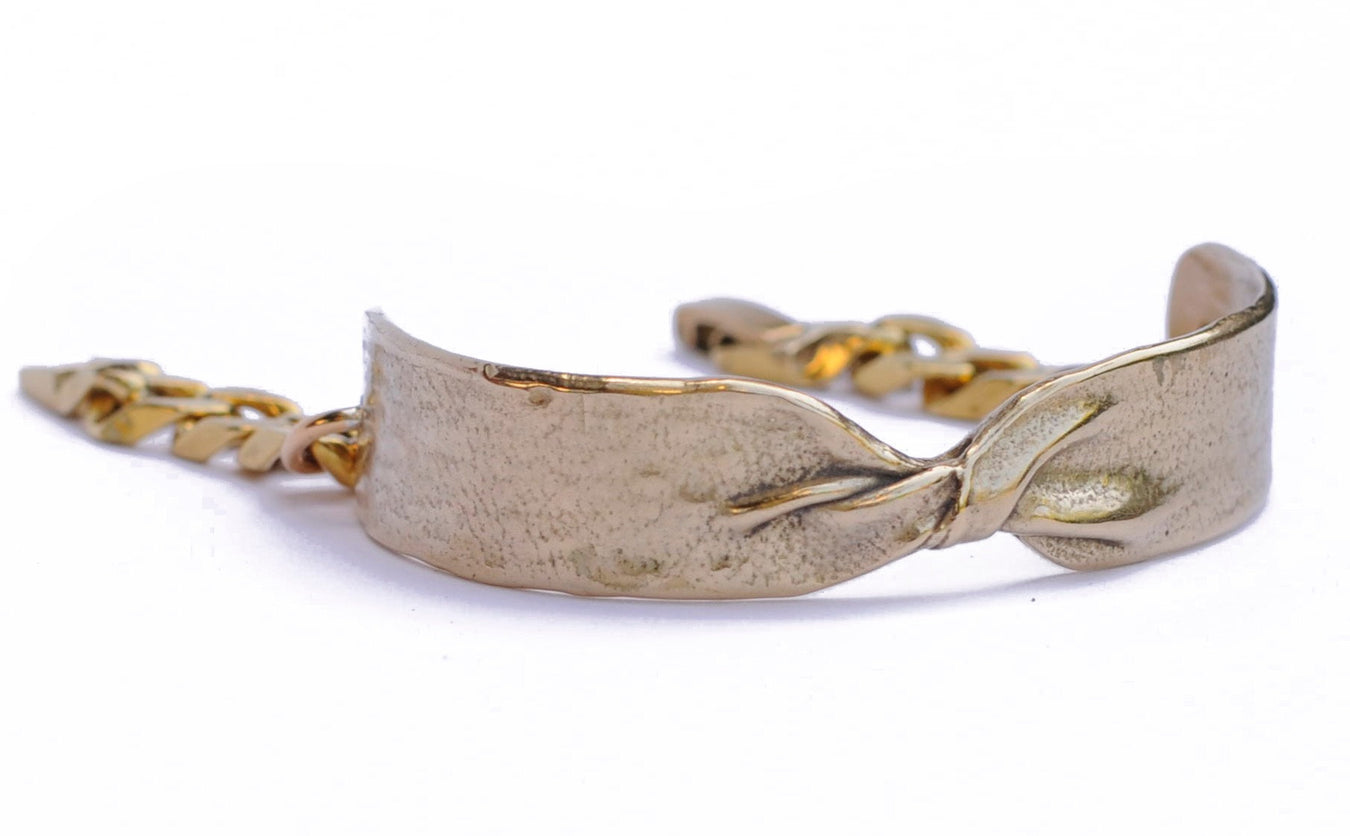 Brass Chain Bracelets, Bangles and Cuff Bracelets - Handcrafted– WATERSANDSTONE