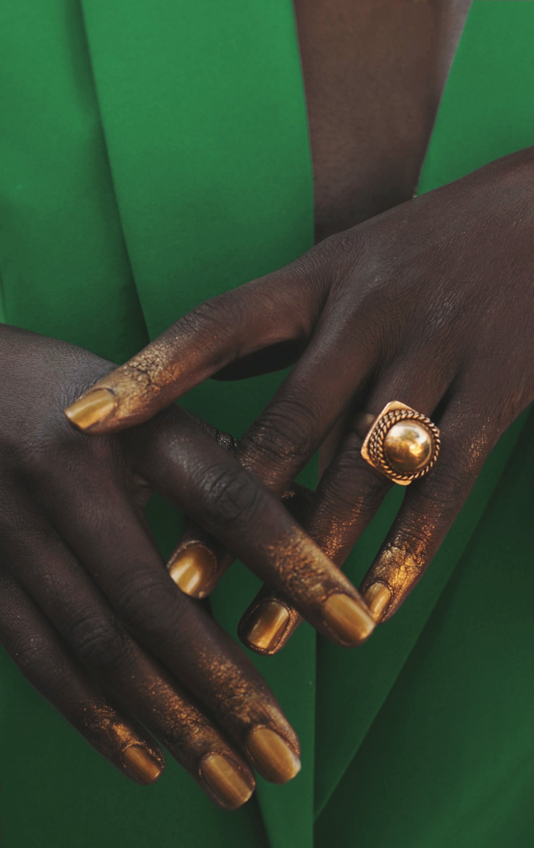 Creative Handmade Brass Statement Rings– WATERSANDSTONE