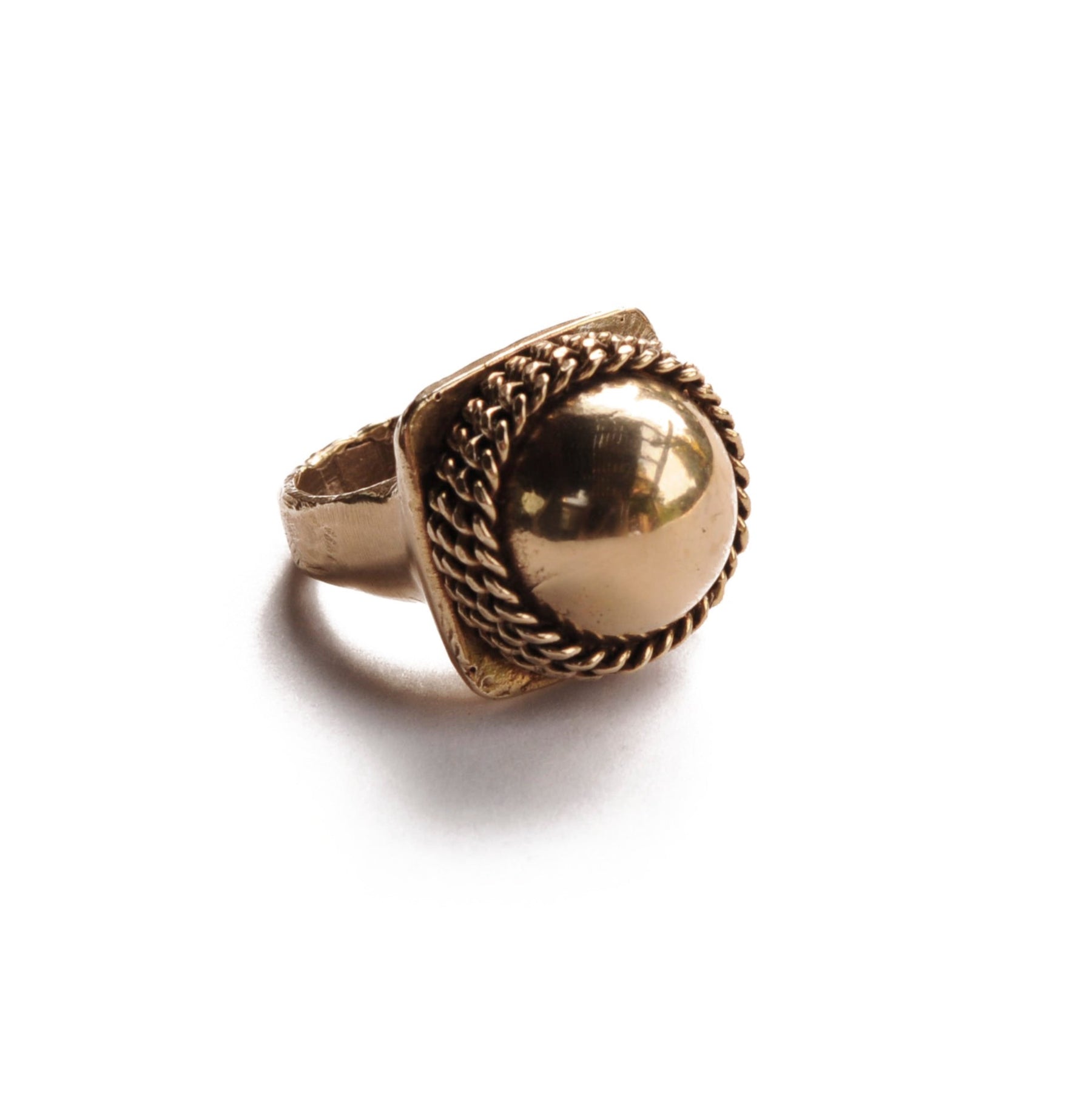 Creative Handmade Brass Statement Rings– WATERSANDSTONE