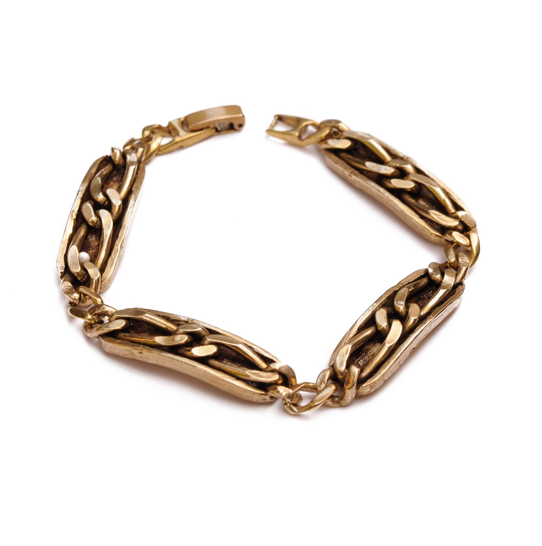 Brass Chain Bracelets, Bangles and Cuff Bracelets - Handcrafted– WATERSANDSTONE
