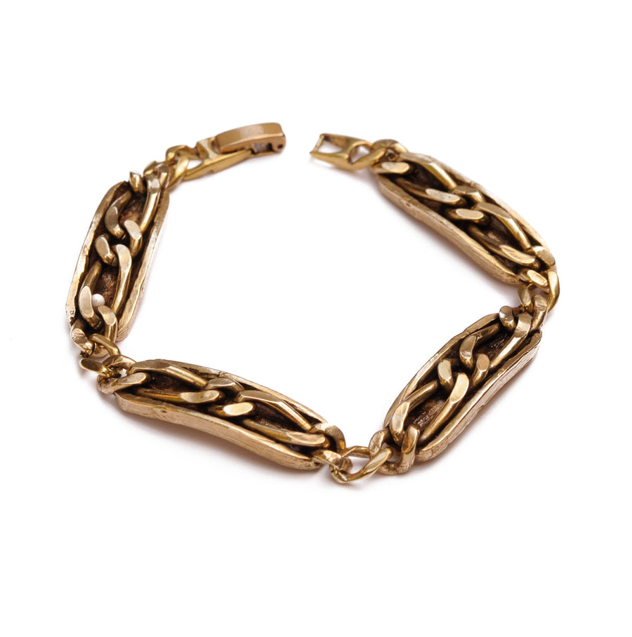 Brass Chain Bracelets, Bangles and Cuff Bracelets - Handcrafted– WATERSANDSTONE
