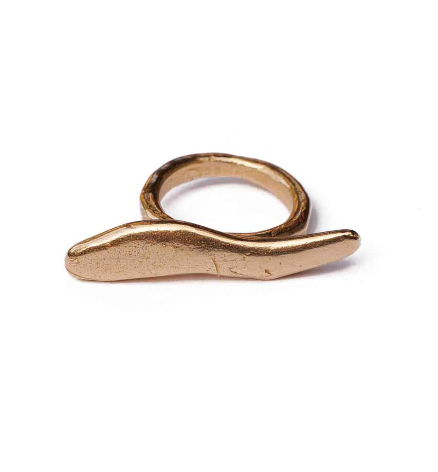 Creative Handmade Brass Statement Rings– WATERSANDSTONE